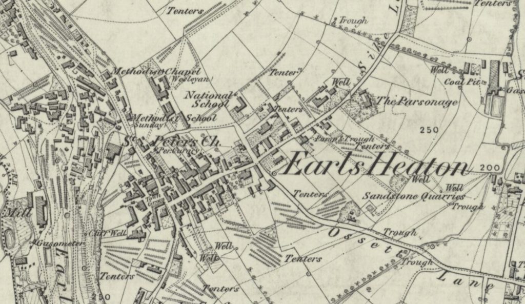 Map Extracts Earlsheaton and Chickenley 1892-1906 - Kirklees Cousins